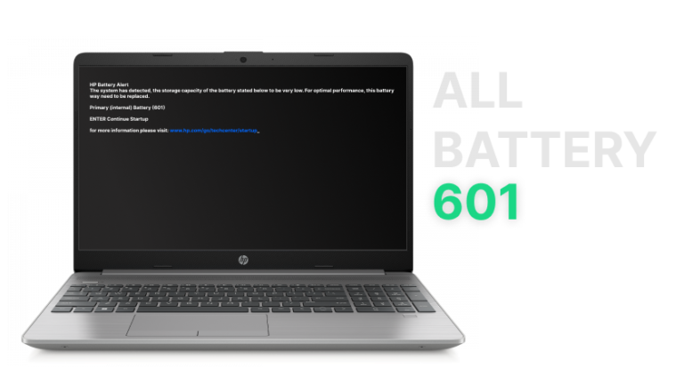 Ошибка Primary Internal Battery 601